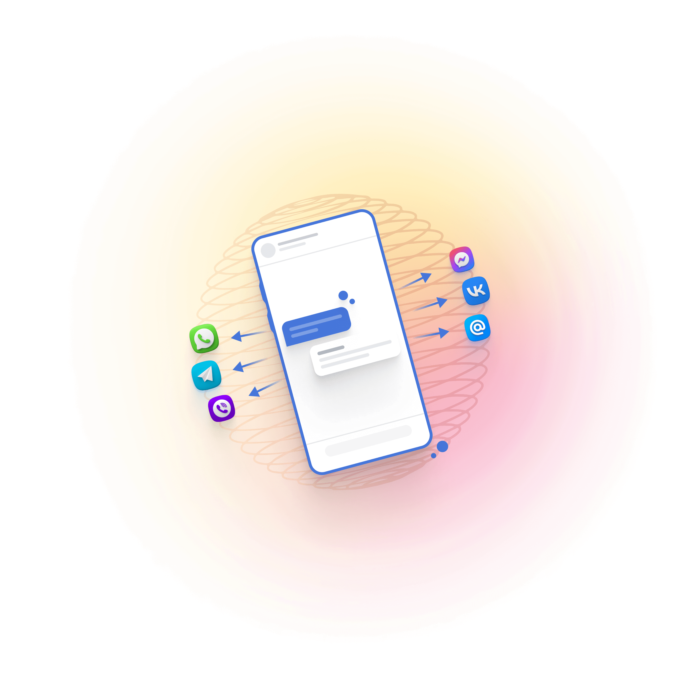 Chatbots made to automate outgoing messages in messenger apps